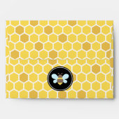 Bee Theme Honeycomb Envelope | Zazzle