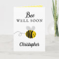 Bee Well Soon Card | Zazzle