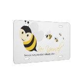 Bee Yourself License Plate | Zazzle