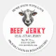 Beef Jerky Product Label Sticker | Zazzle