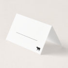 Fish Meal Option Wedding Place Card | Zazzle.com