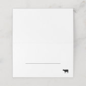 Beef Meal Option Wedding Place Card | Zazzle