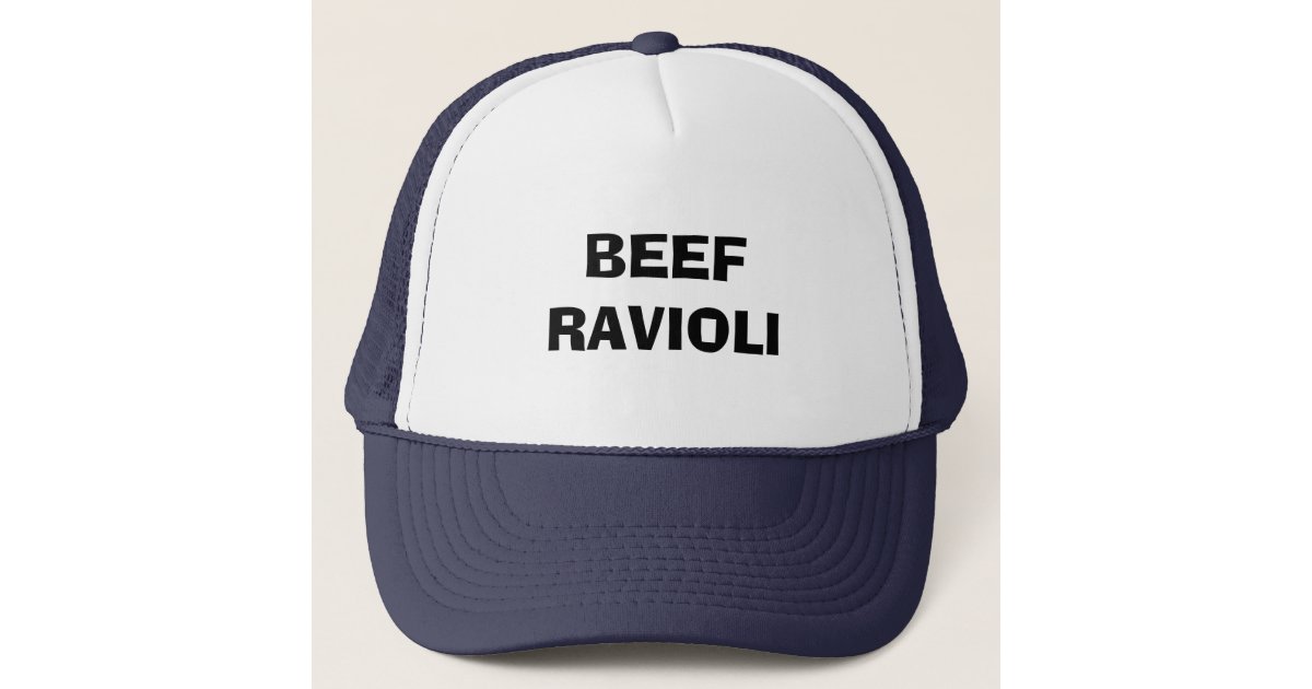 BEEF RAVIOLI HAT | Zazzle
