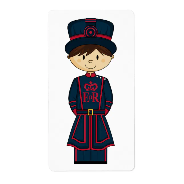 Beefeater Guard Sticker Label | Zazzle