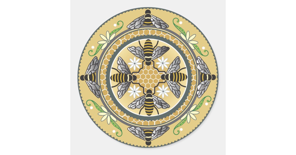 Beehive sticker | Zazzle