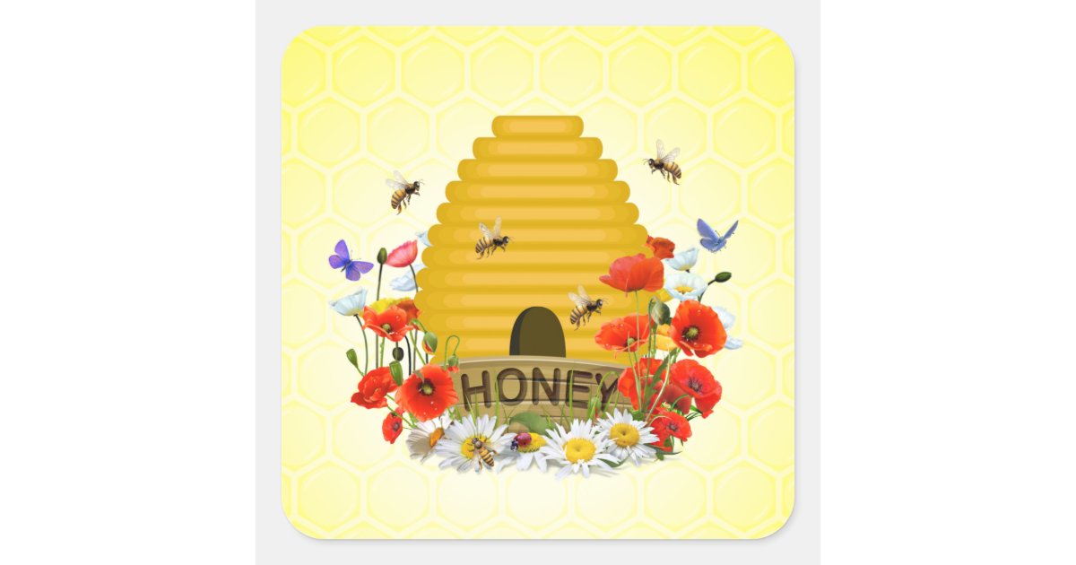 Beehive Sticker | Zazzle