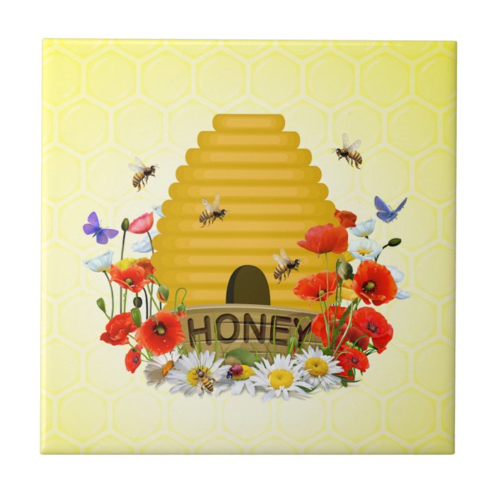 Beehive Tile | Zazzle.com