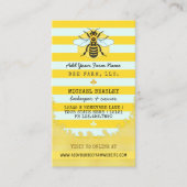 Beekeeper Apiary Bee Farm Honeybees and Stripes Business Card | Zazzle