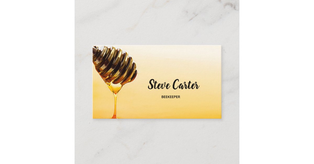 Beekeeper Bee Farmer Honey Seller Card | Zazzle