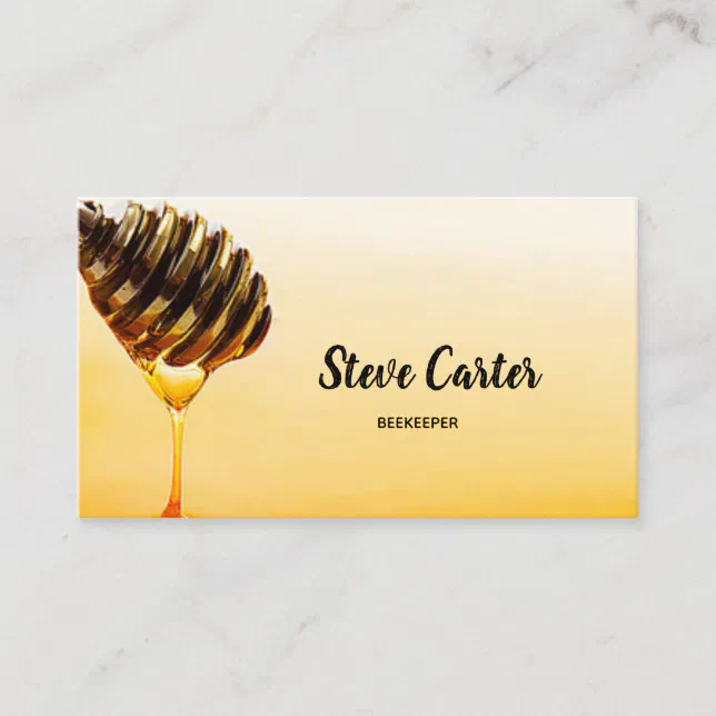 Beekeeper Bee Farmer Honey Seller Card | Zazzle
