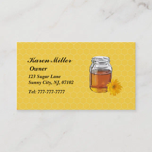 Beekeeper business cards | Zazzle