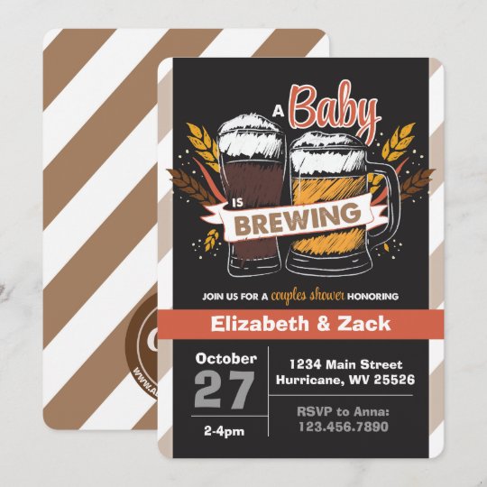 Beer Baby Shower Invitation | Zazzle.com