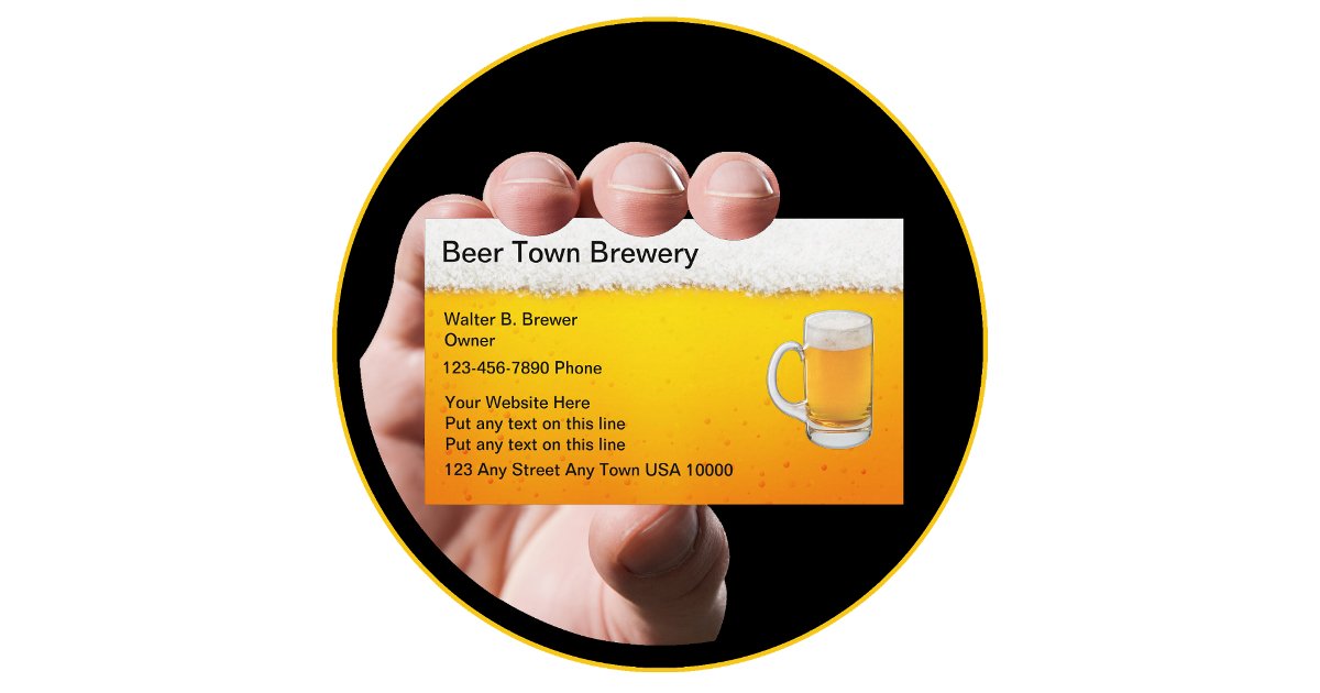 Beer Bar Business Cards | Zazzle