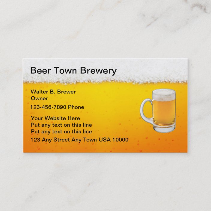 Beer Bar Business Cards | Zazzle.com