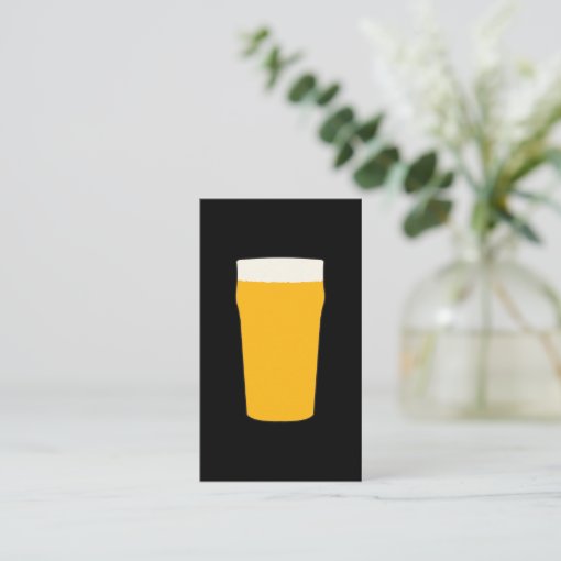 Beer | Beer Garden | Bartender Business Card | Zazzle