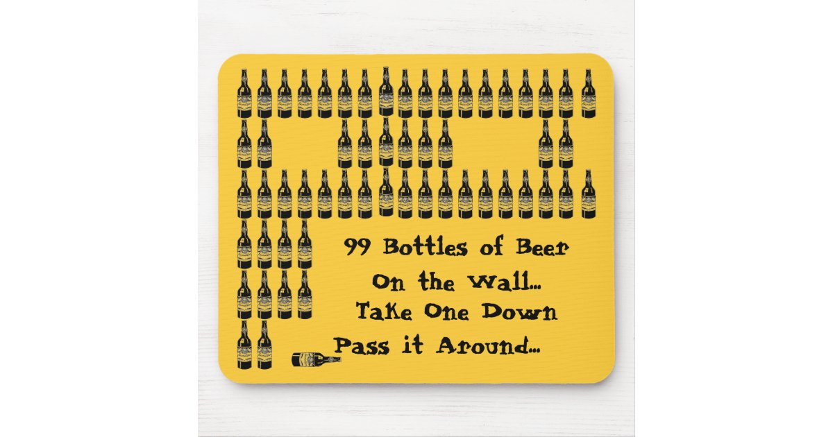 Beer Bottles Mouse Pad | Zazzle