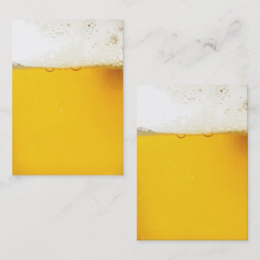 Beer Business Card | Zazzle