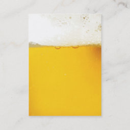 Beer Business Card | Zazzle