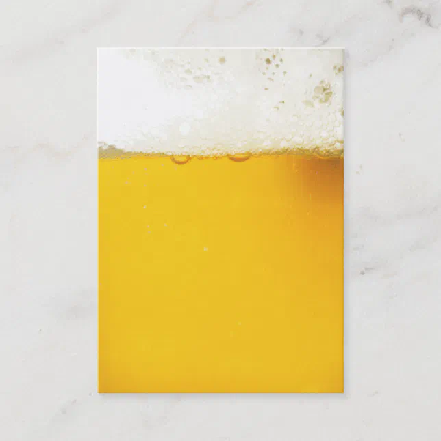 Beer Business Card | Zazzle