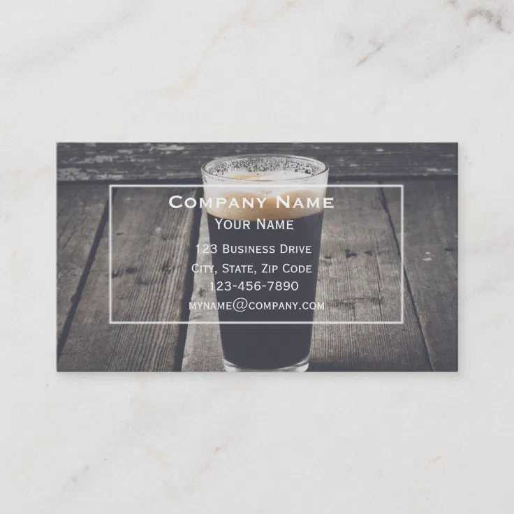 Beer Business Card | Zazzle