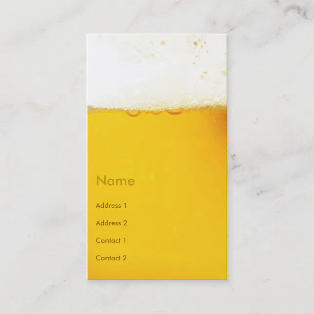Beer Business Cards | Zazzle