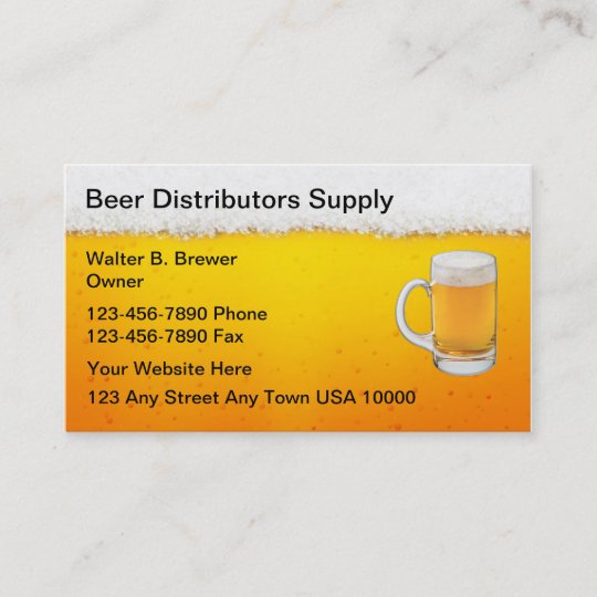 Beer Business Cards | Zazzle.com