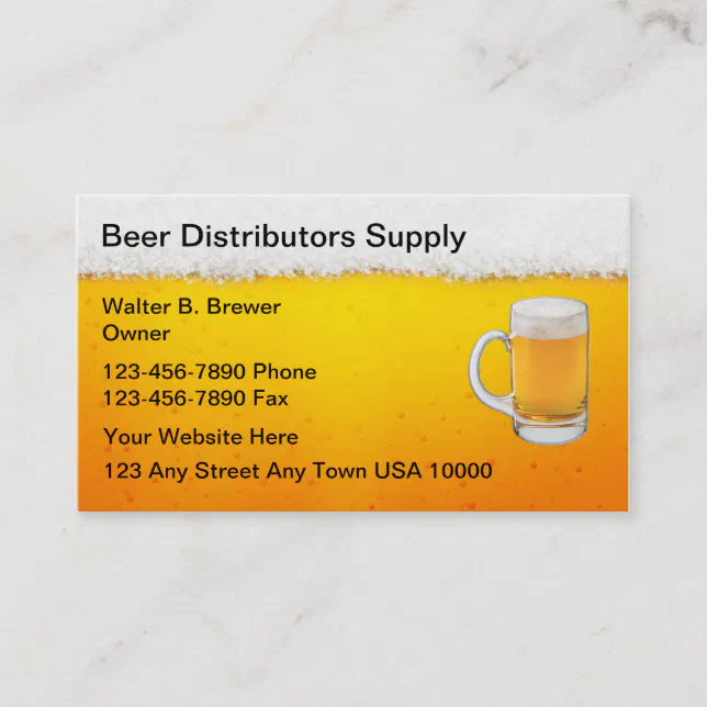 Beer Business Cards | Zazzle