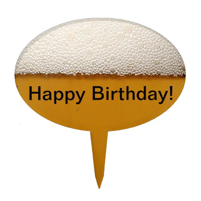Beer Cake Topper | Zazzle