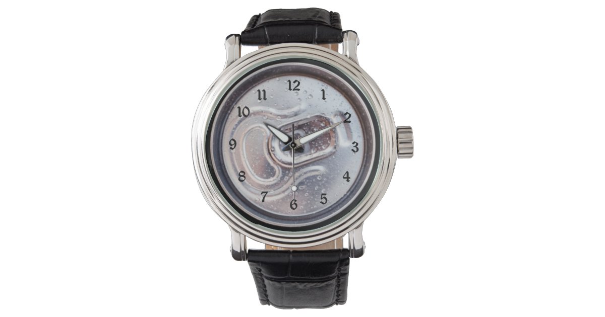 Beer Can Pull Tab Watch | Zazzle