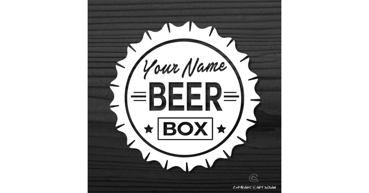 Beer Cooler & Fridge Decal | Zazzle