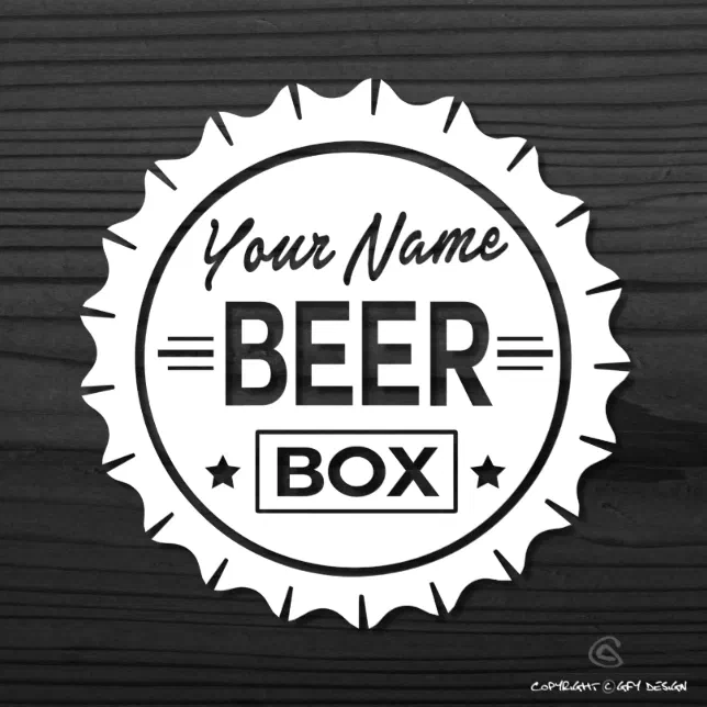 Beer Cooler & Fridge Decal | Zazzle