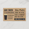 Beer Distillery | Liquor Store | Tap Room Business Card | Zazzle