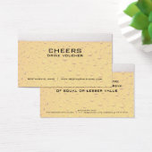 Beer Drink Voucher and Coupon Cards | Zazzle