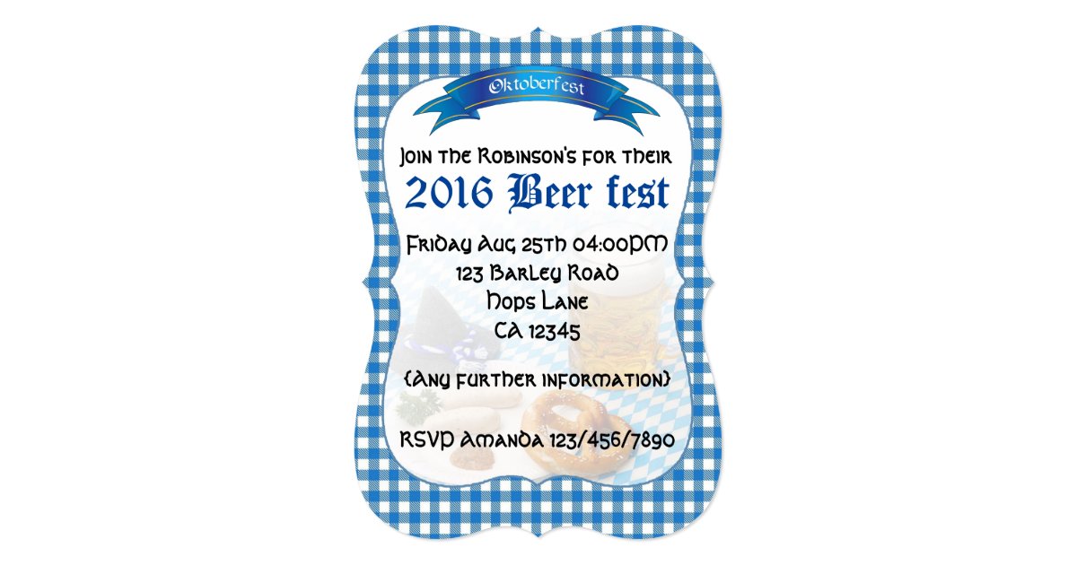 Beer fest Party personalized Invitation | Zazzle.com