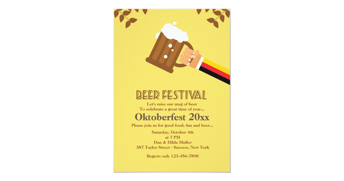 Beer Festival Invitation | Zazzle.com