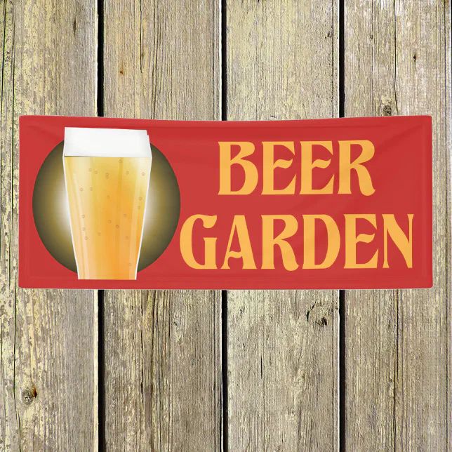 Beer Garden Banner | Zazzle
