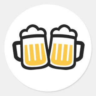 Beer Glass Stickers | Zazzle