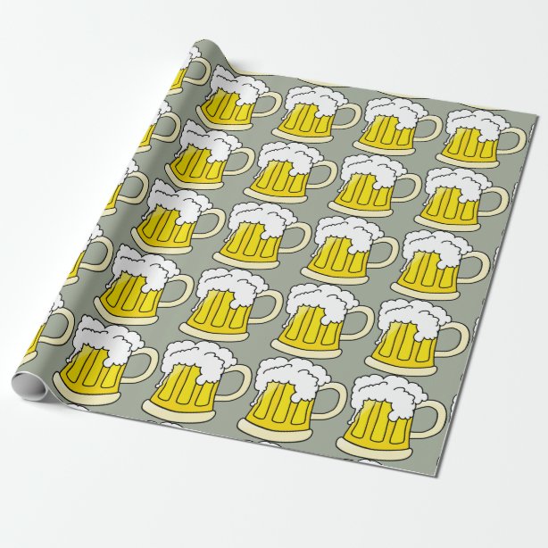 Beer Wrapping Paper | Zazzle - 100% Satisfaction Guaranteed!
