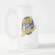 Beer Makes You Lean Frosted Glass Beer Mug | Zazzle