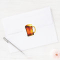 Beer Mug Classic Round Sticker | Zazzle
