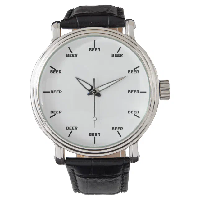 Beer O' Clock Watch | Zazzle