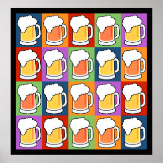 Beer Pop Art & Framed Artwork | Zazzle