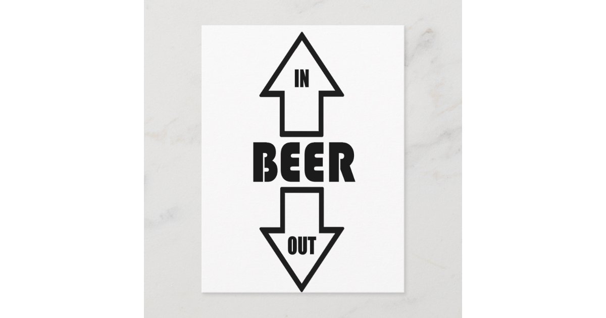 beer postcard | Zazzle
