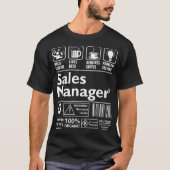Beer Requires Coffee Problem Solving Sales Manager T-Shirt | Zazzle