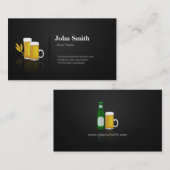 Beer Sales - Professional Premium Black Mesh Business Card | Zazzle