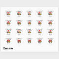 Beer Santa Claus Christmas Classic Round Sticker | Zazzle