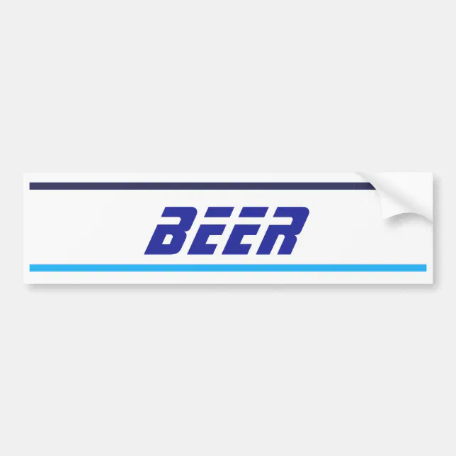 BEER STICKER | Zazzle
