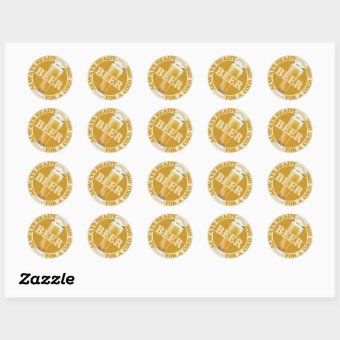 BEER stickers | Zazzle