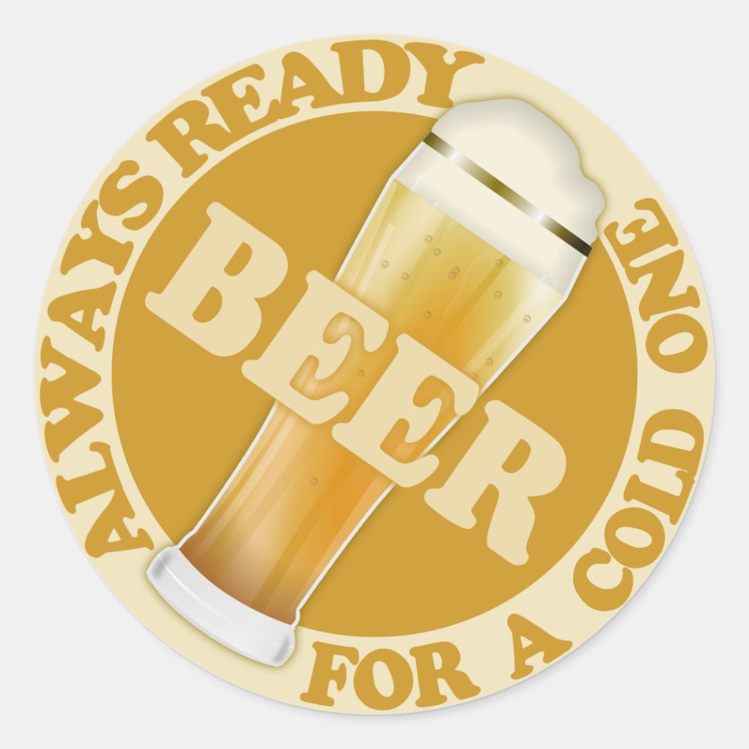 BEER stickers | Zazzle