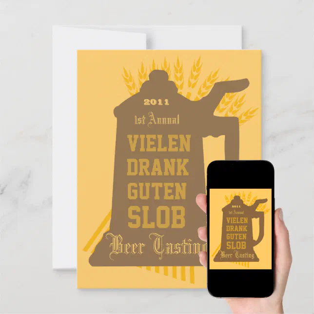 Beer Tasting Invitation | Zazzle